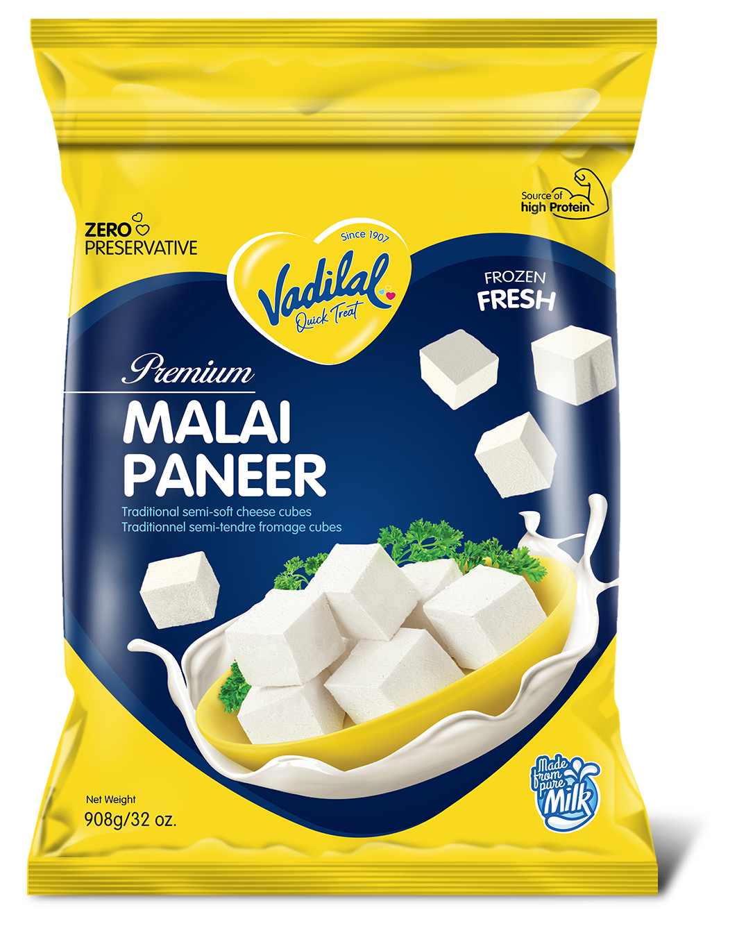 Malai Paneer Cubes – Vadilal Quick Treat Australia