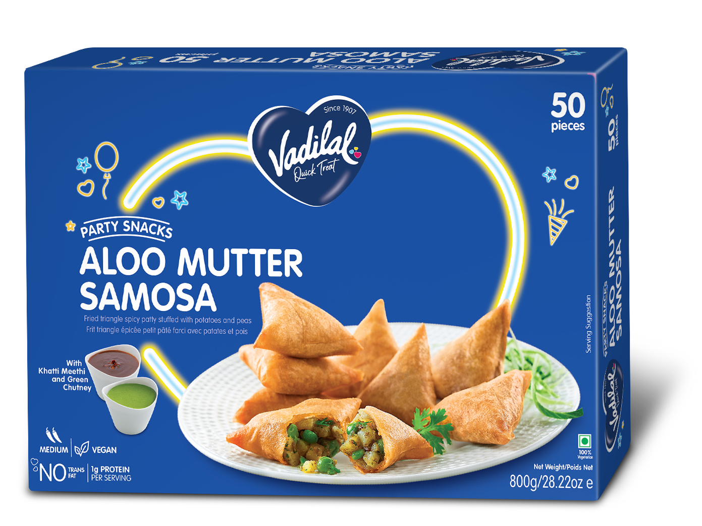 Aloo Mutter Samosa – Vadilal Quick Treat Australia