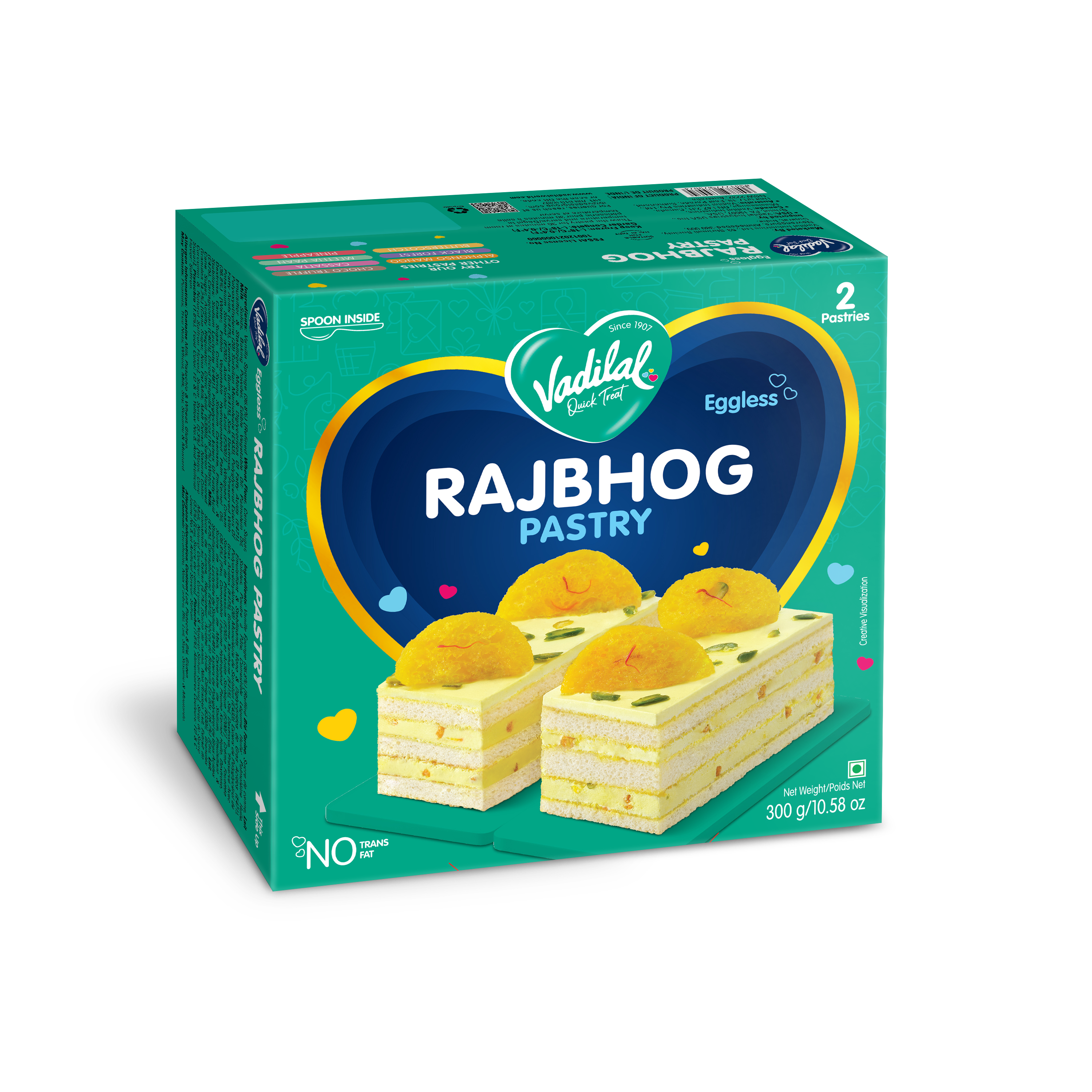 Rajbhog Pastry – Vadilal Quick Treat Australia